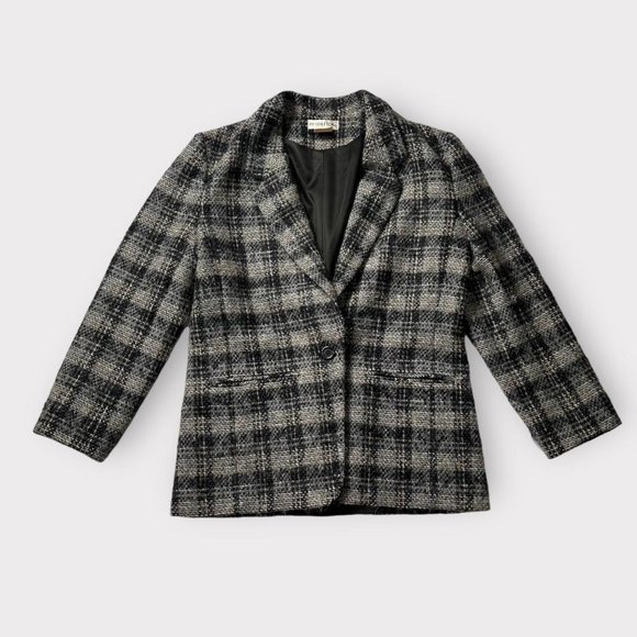 Pendleton | Jackets & Coats | Pendleton Preppy Dark Academia Blackgrey ...